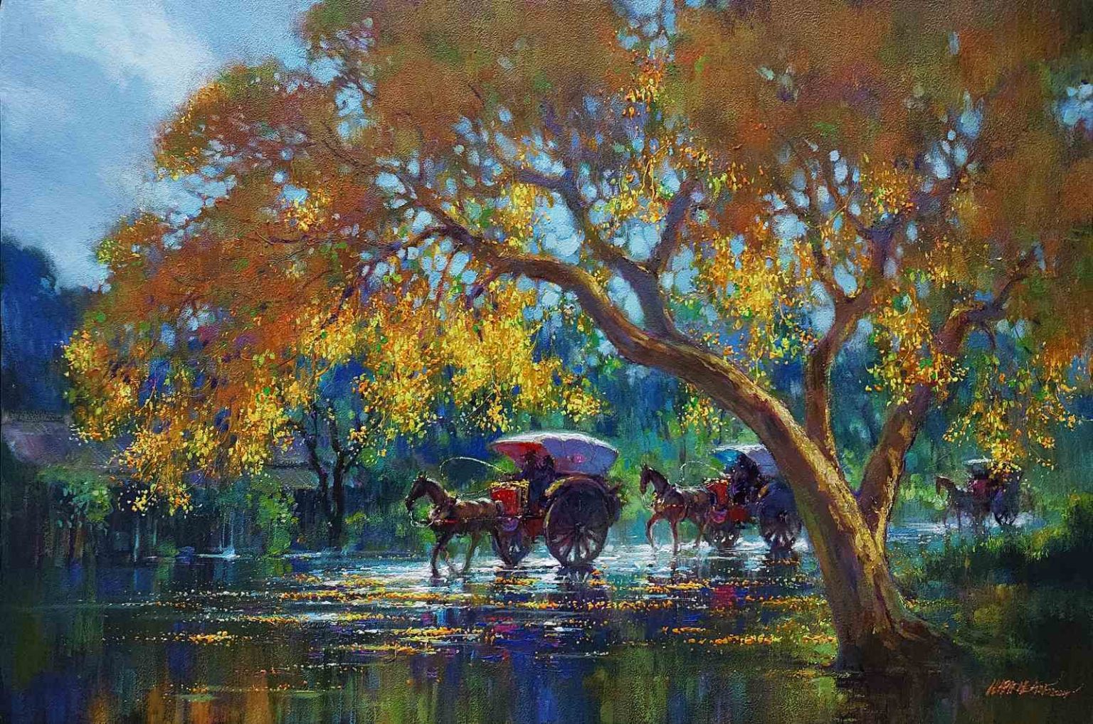 A Wet Evening After Heavy Rain 🔴 | The Royal Gallery (TRG) - Art ...